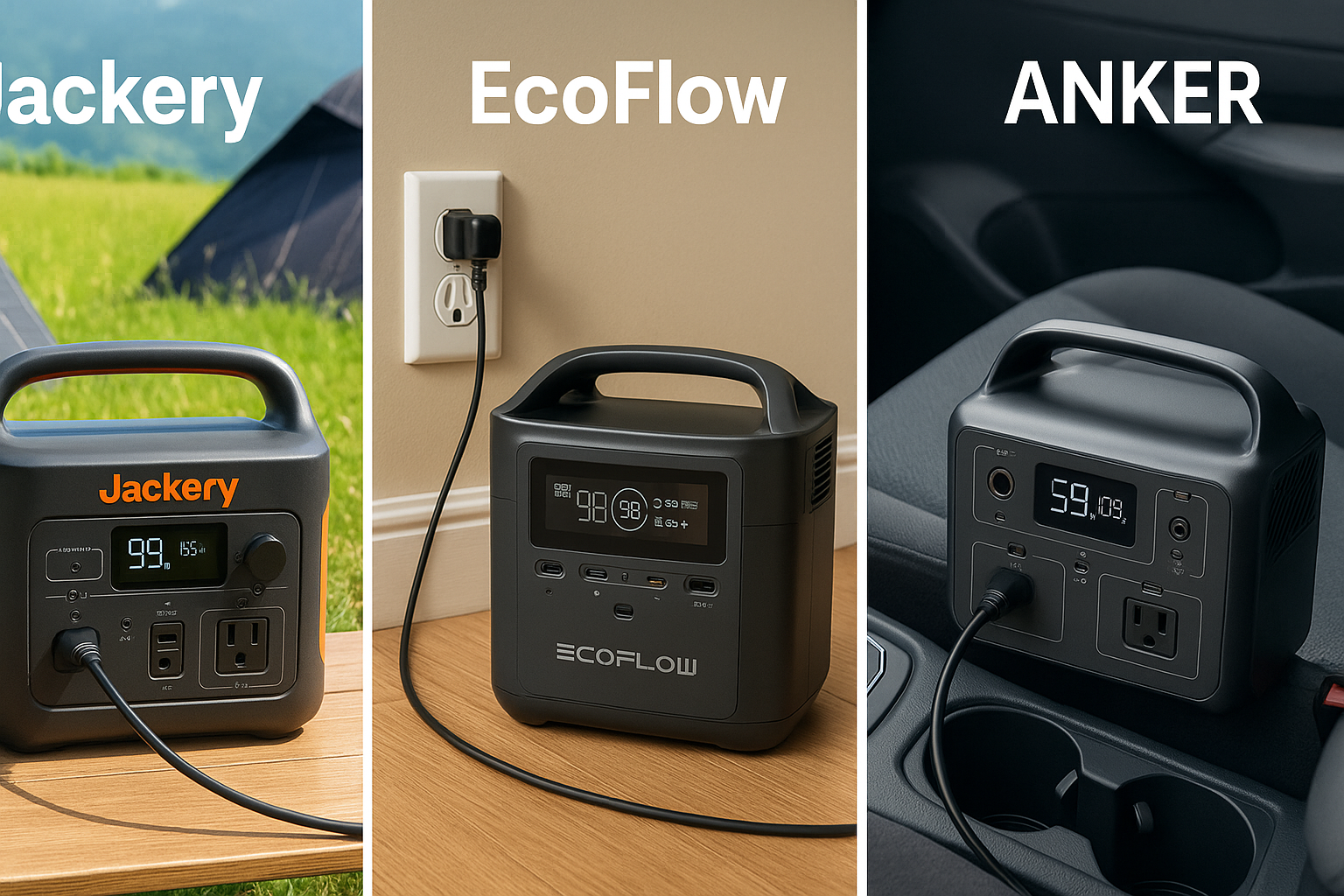Jackery vs. EcoFlow vs. Anker: The Ultimate Comparison of Portable Power Stations in 2025 ...