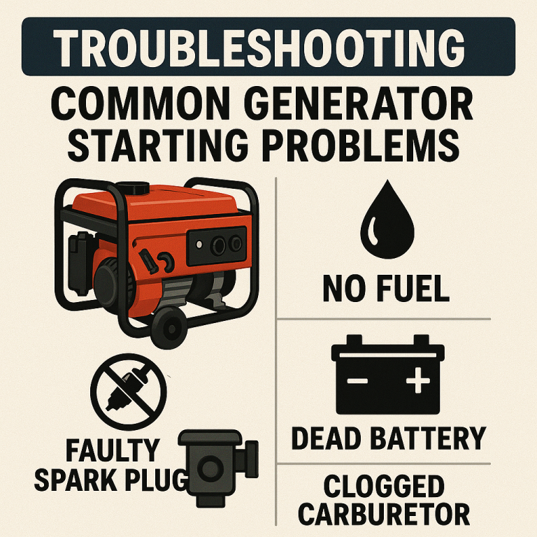 Troubleshooting Common Generator Starting Problems - PowerHornet
